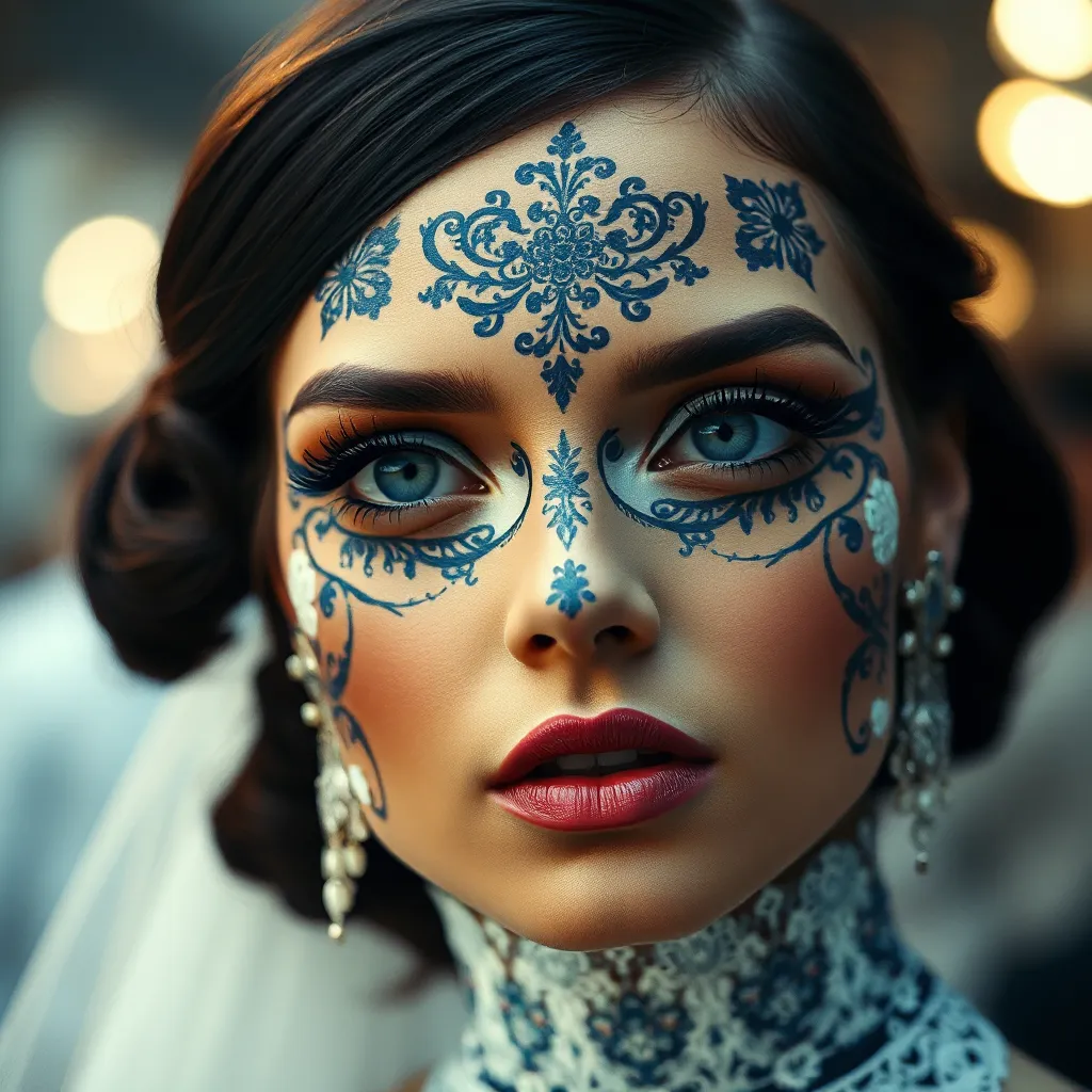 Mastering Facial Artistry with Makeup Stencils