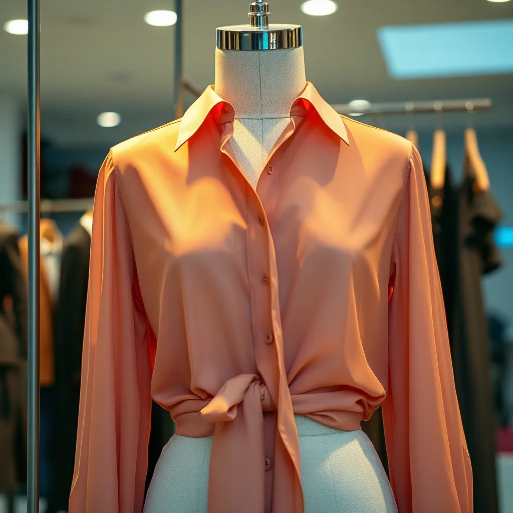 Exploring the Sheer Tie Front Blouse: A Fashion Statement