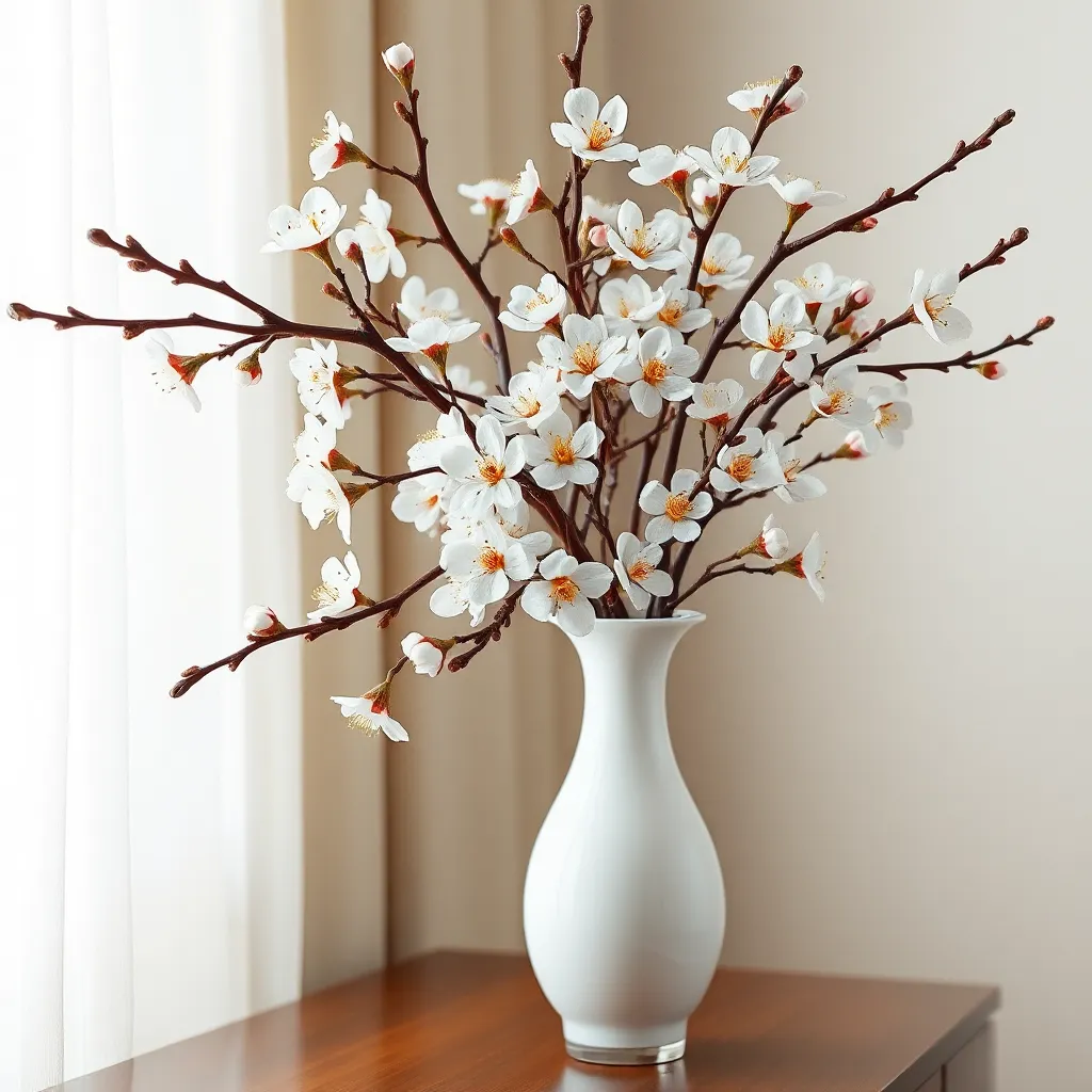 The Beauty of Real Touch Cherry Blossom Branches